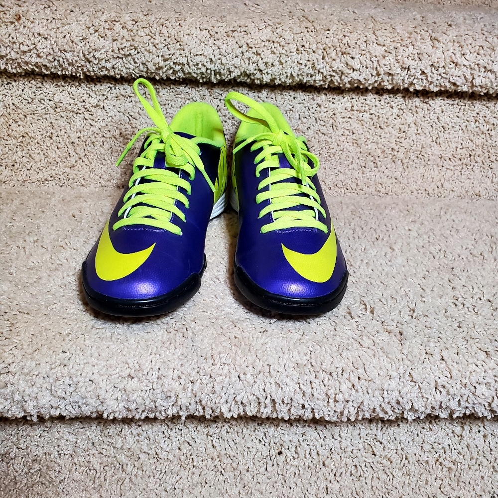 Nike Mercurial Vortex Tf Purple Indoor Soccer Sneaker… - Gem